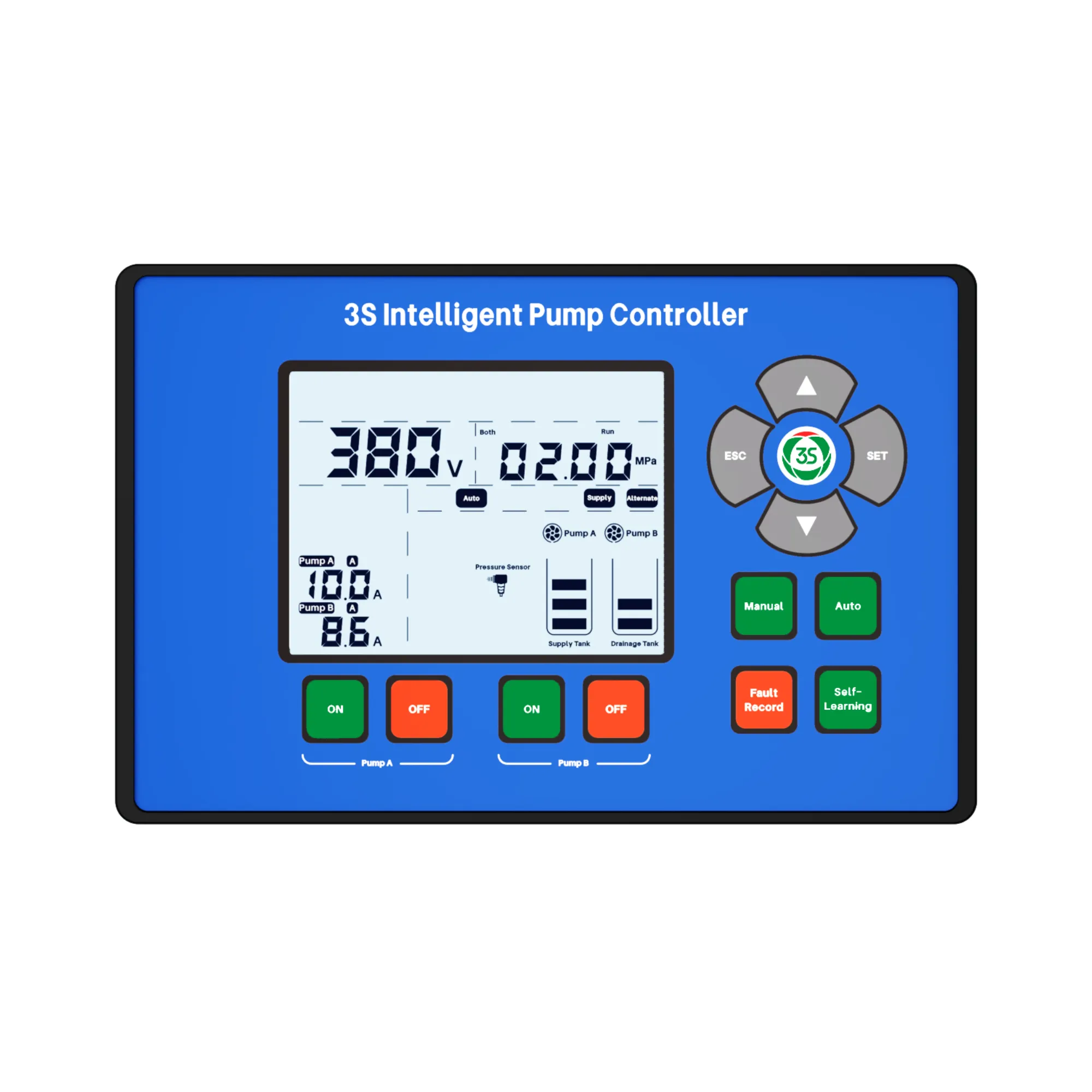 3 Phase Duplex Pump Controller,≤1 Second Fault Switch,Zero Downtime