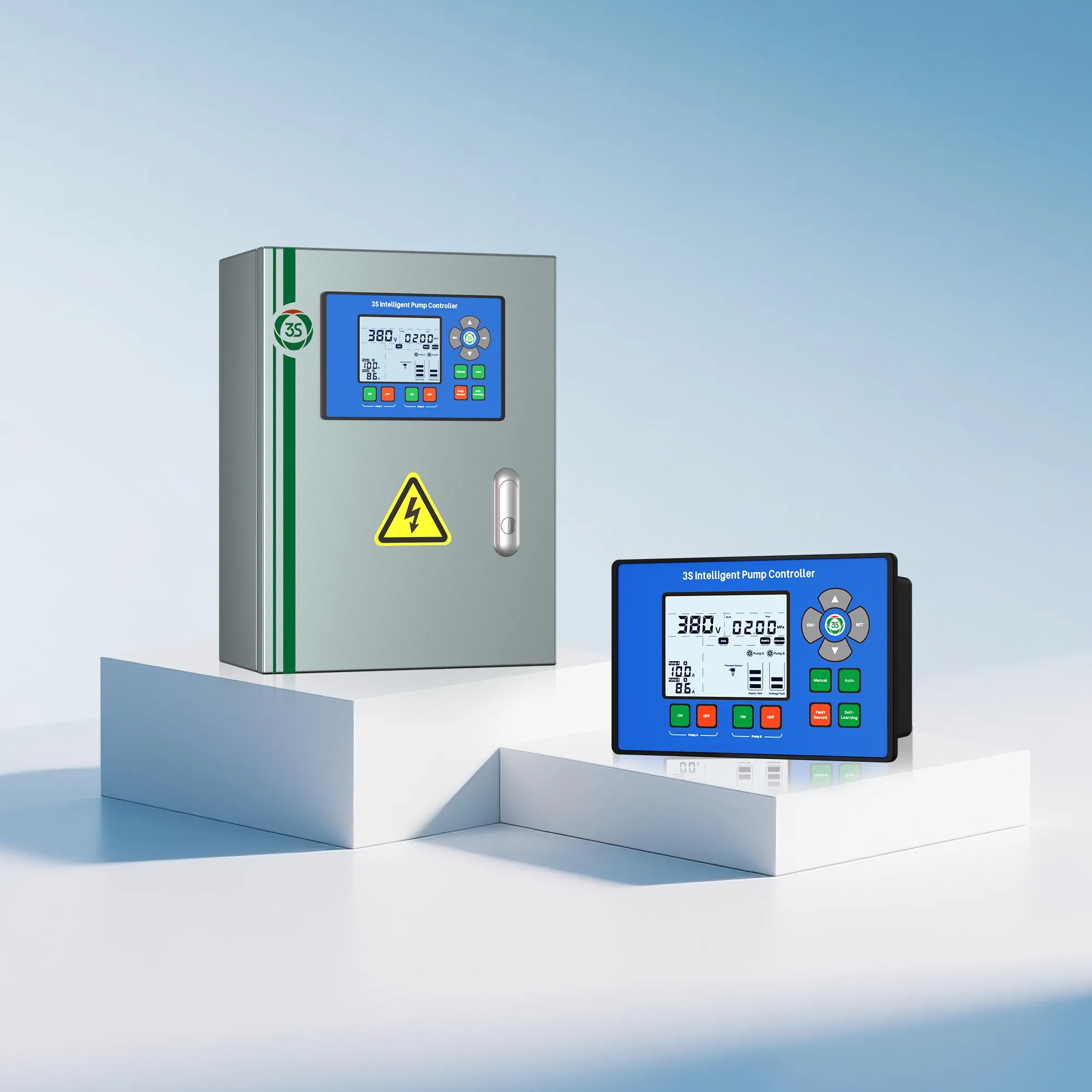 3S-32-PA Intelligent Dual Pump Controller Panel,RS485 Smart Control Box