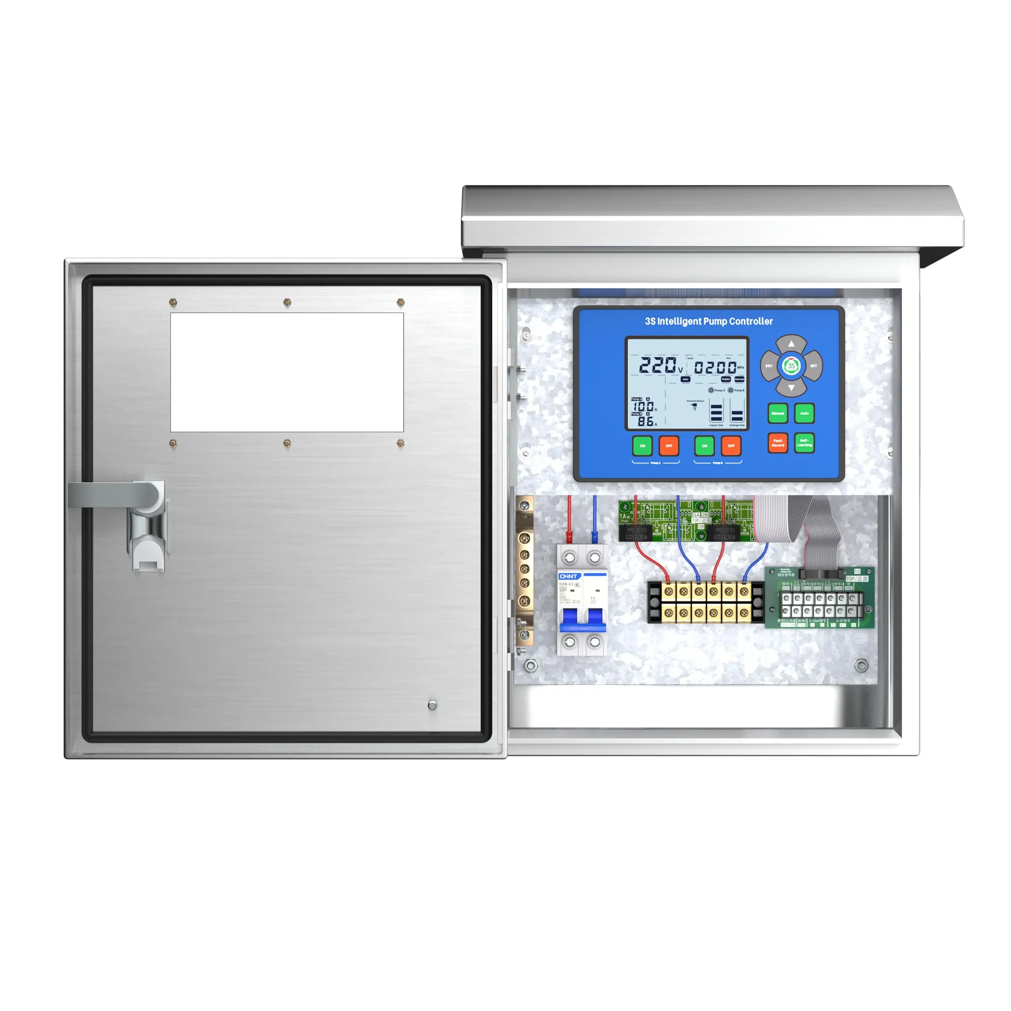 Stainless Steel Duplex Pump Controller - IP55 for Municipal ...