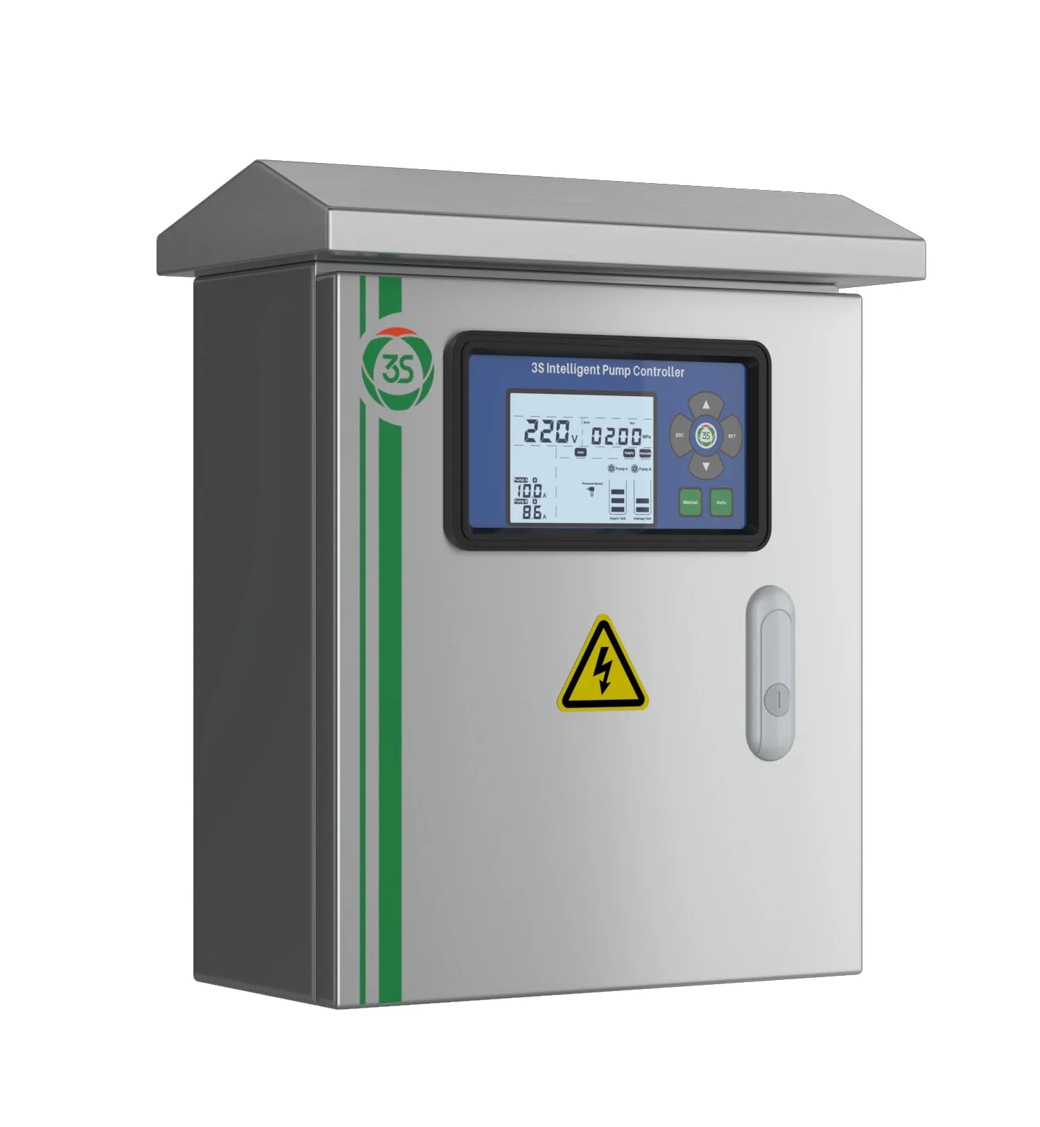 Stainless Steel Duplex Pump Controller - IP55 for Municipal ...